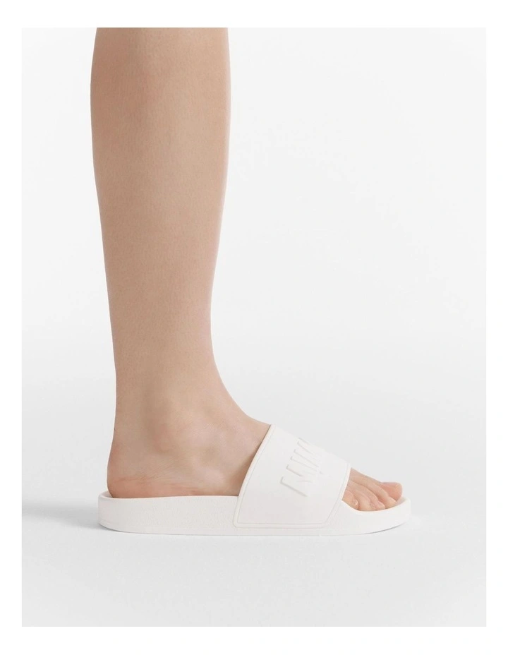 Mimco Pool Slide Shoes in White | MYER