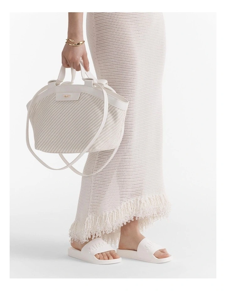 Mimco Pool Slide Shoes in White | MYER