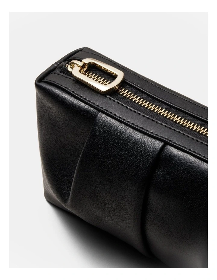 Mimco Donna Pouch in Black Light Gold | MYER