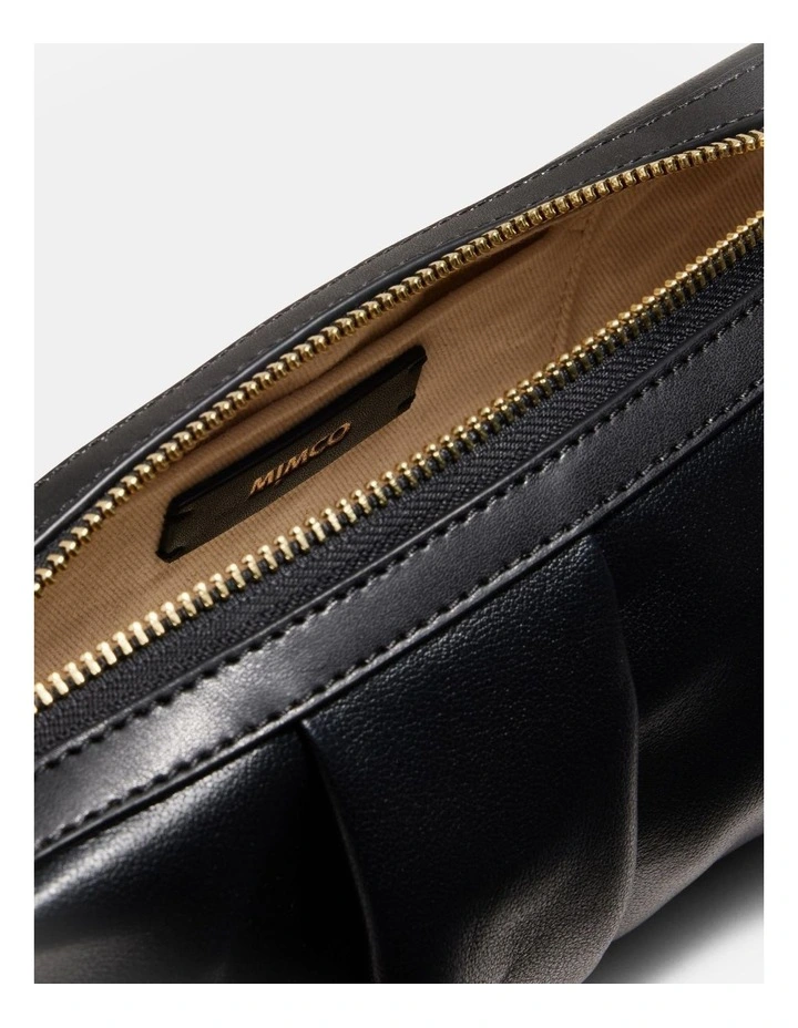 Mimco Donna Pouch in Black Light Gold | MYER