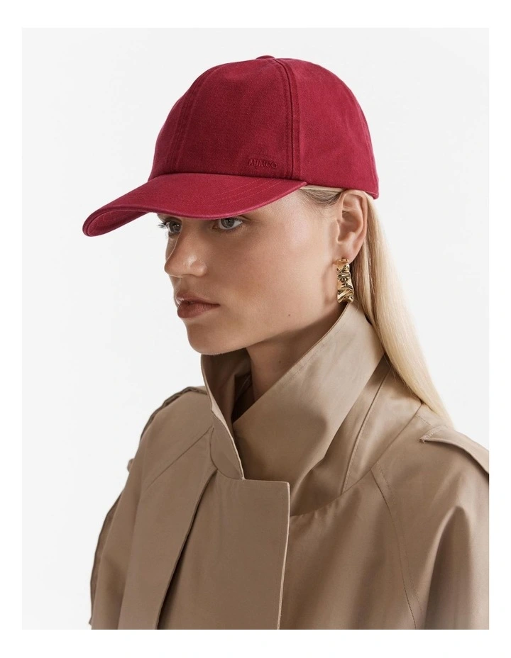 Mimco Verano Cap in Claret | MYER
