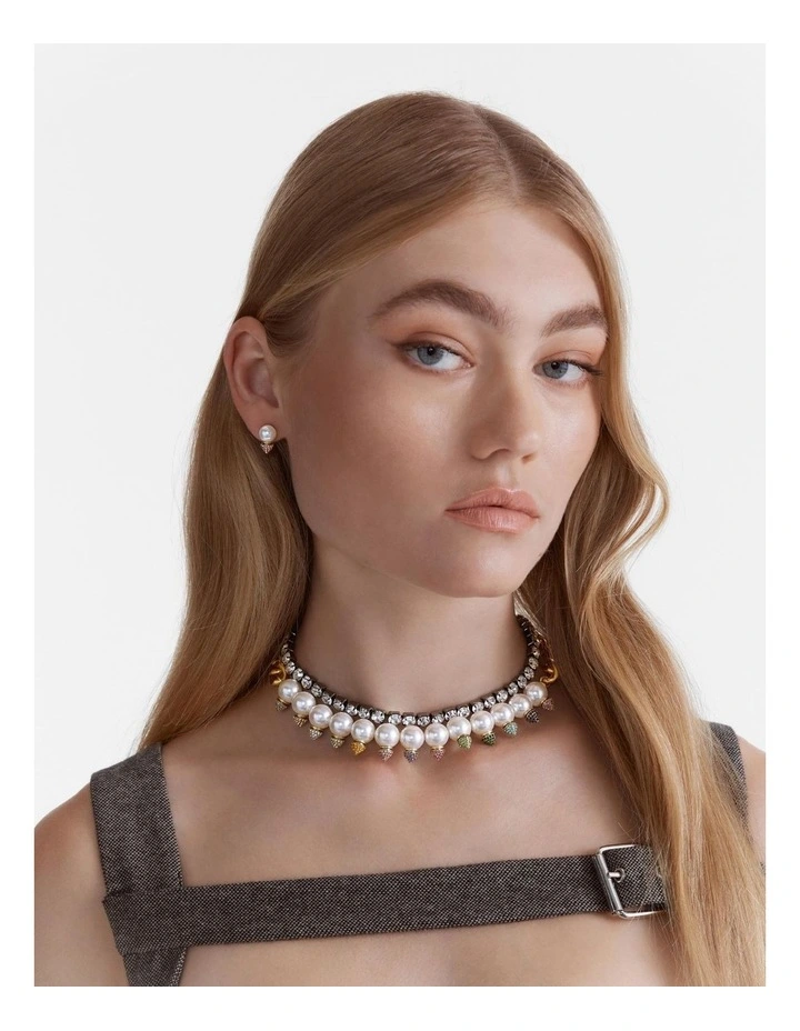 Mimco Rhi-rhi Duo Necklace in Multicolour | MYER