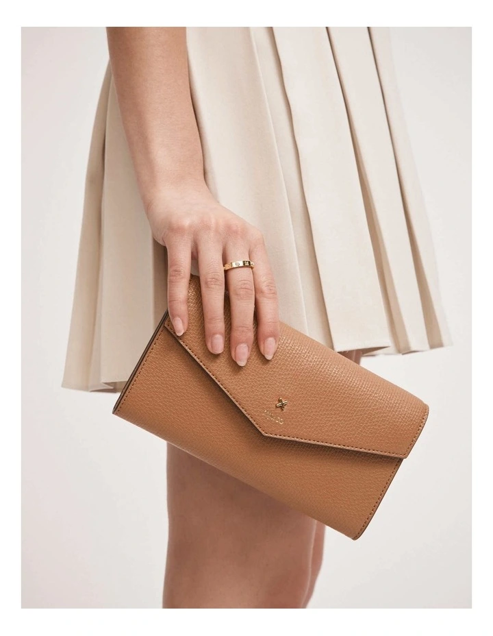 Mimco D-vine Wallet Crossbody Bag in Caramel | MYER