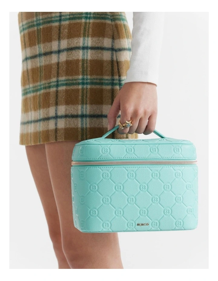 Mimco Mim-gram Vanity Case in Lagoon | MYER