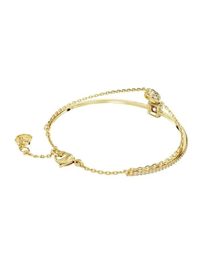 Swarovski Chroma Bangle Mixed Cuts Gold-Tone Plated in Multi | MYER