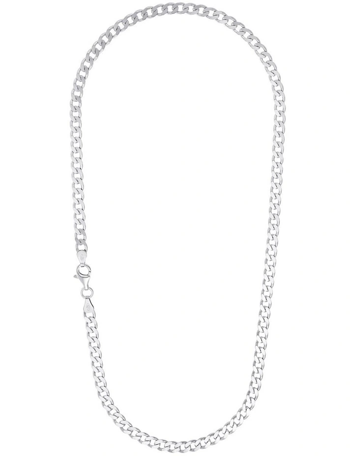 Amor Curb 50cm Chain Necklace In Silver | MYER