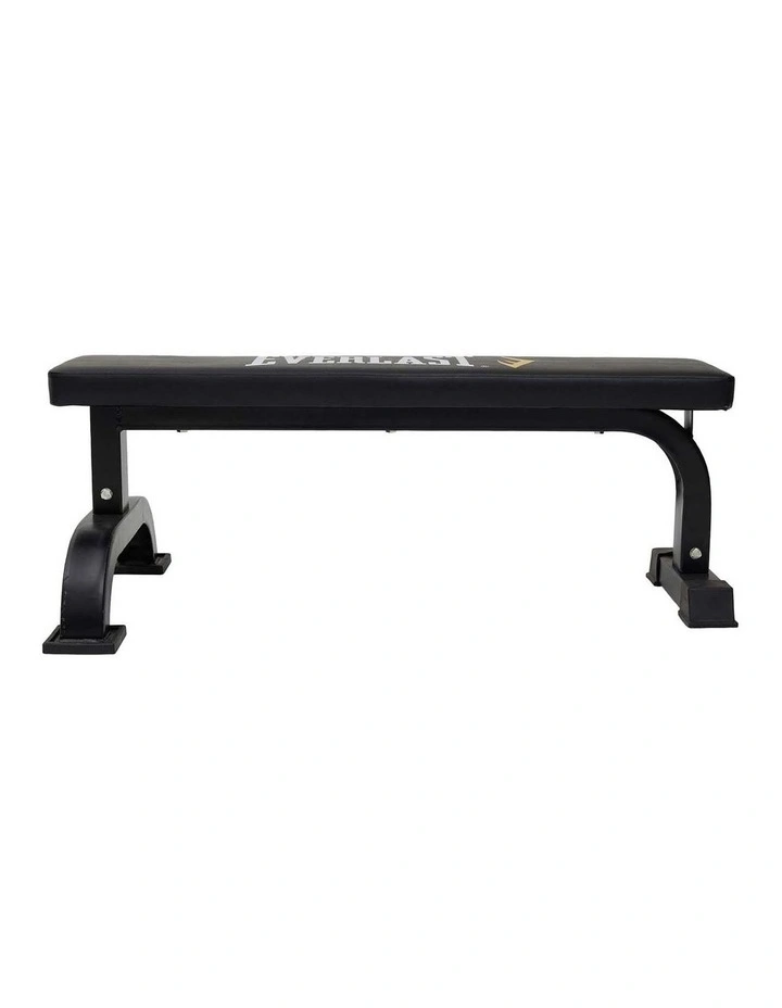 Everlast Utility Flat Bench in Black | MYER