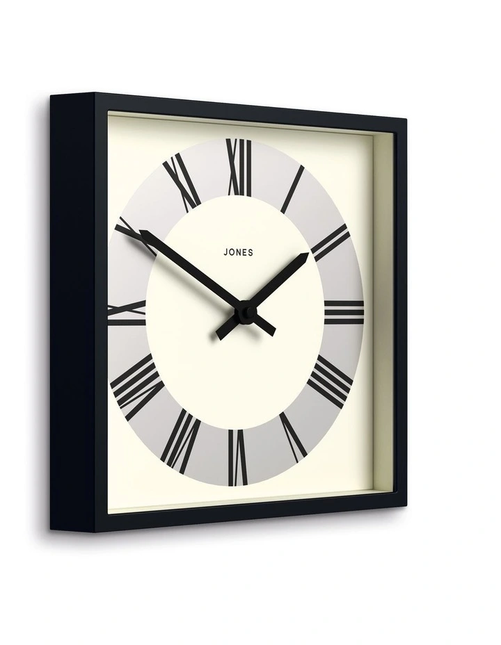 Newgate Jones Box Wall Clock in Matte Black | MYER