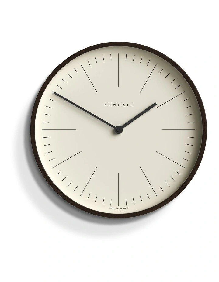 Newgate Mr Clarke Dark Wood Marker Dial 28 Clock in Multi | MYER