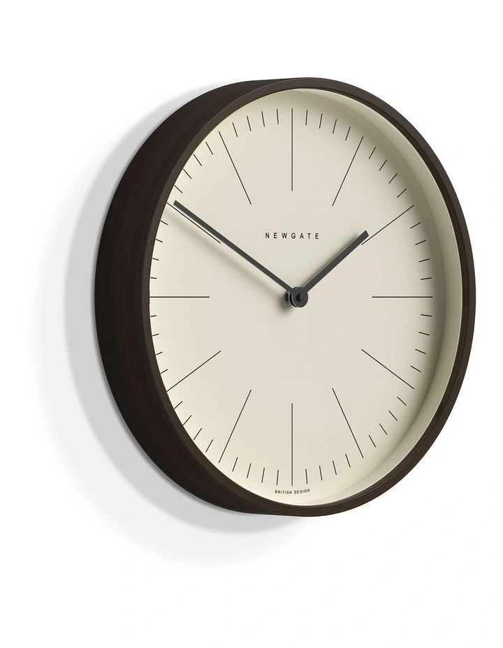 Newgate Mr Clarke Dark Wood Marker Dial 28 Clock in Multi | MYER