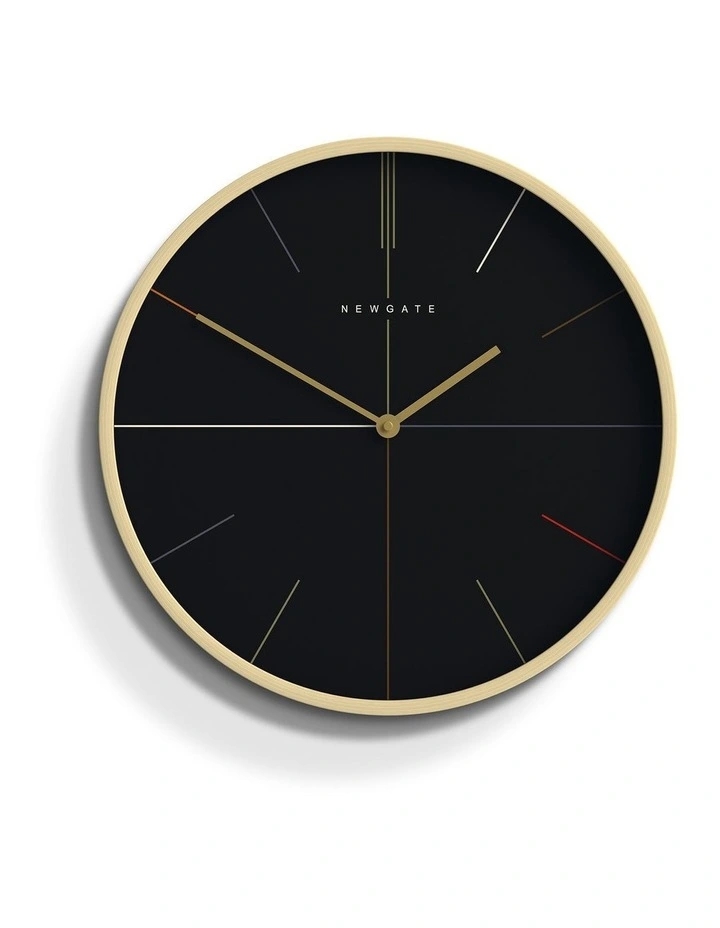 Newgate Wood Reverse Hockey Dial Mr Clarke Clock in Two Tone | MYER