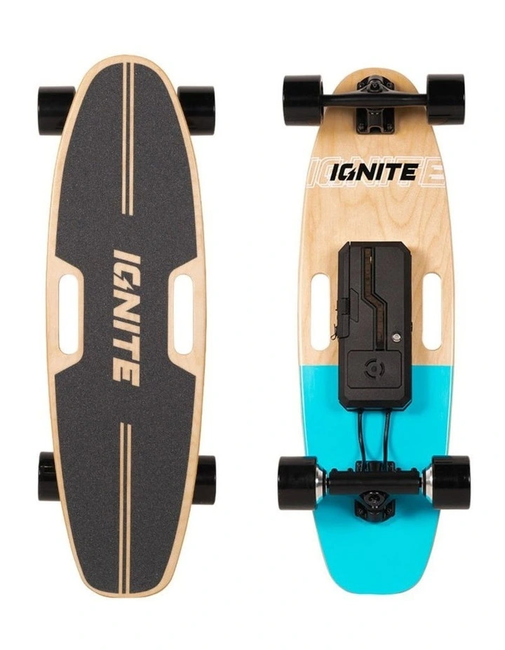 Ignite Cruiser eSkateboard Surf in Black | MYER