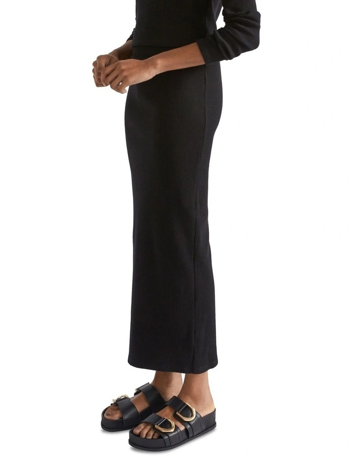 Seed Heritage Ara Footbed Slide in True Black | MYER