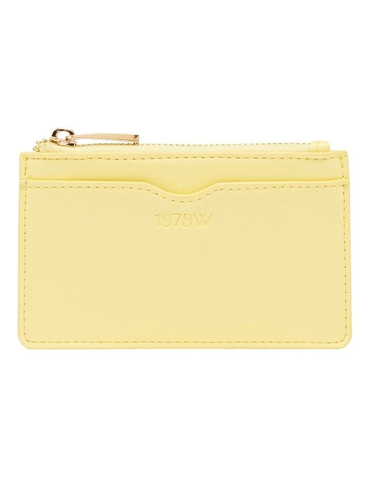 1978W Card Wallet in Yellow | MYER