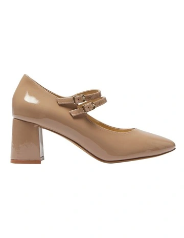 Jane Debster Claire Heeled Shoes In Black Patent Leather | MYER