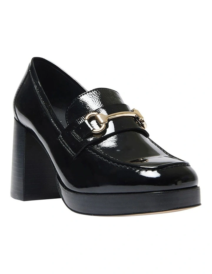 Jane Debster Heidi Heeled Shoes in Black Patent Leather | MYER
