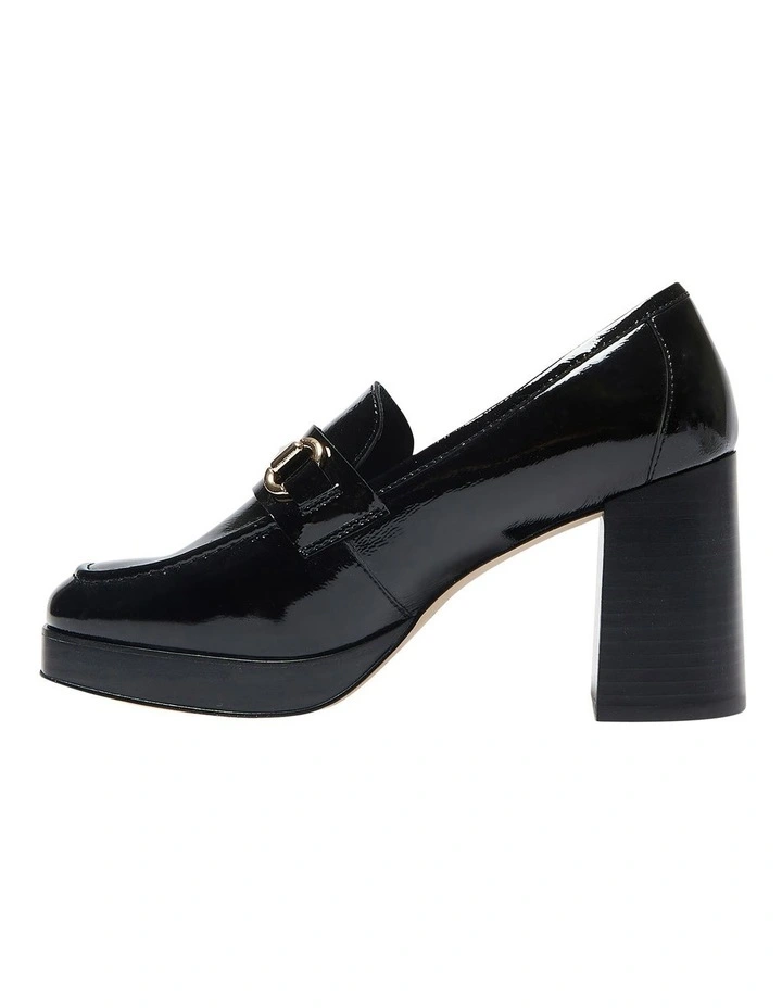 Jane Debster Heidi Heeled Shoes in Black Patent Leather | MYER