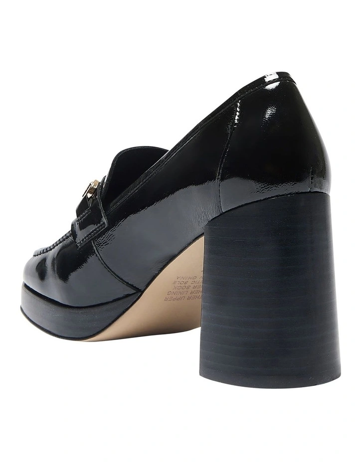 Jane Debster Heidi Heeled Shoes in Black Patent Leather | MYER
