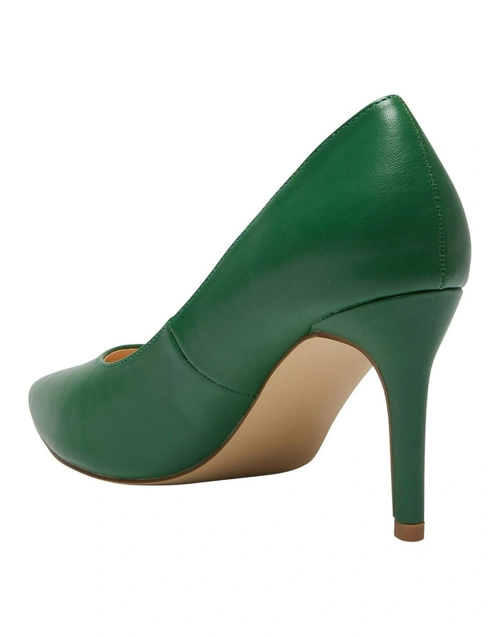 Ravella Wild Heeled Shoes in Green Smooth | MYER