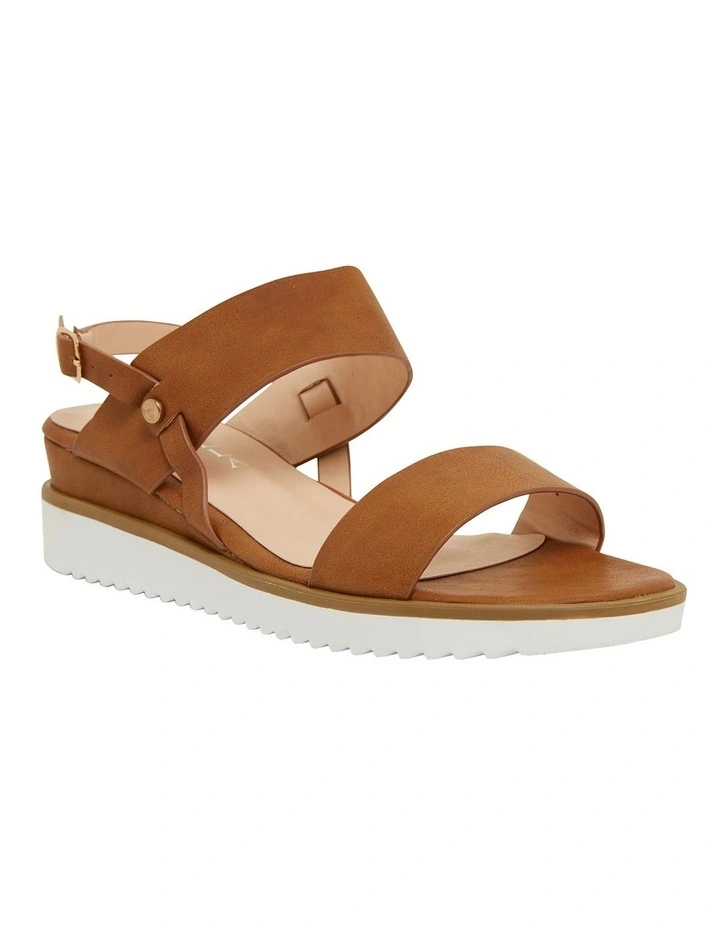Ravella Dayton Tan Smooth Sandals | MYER