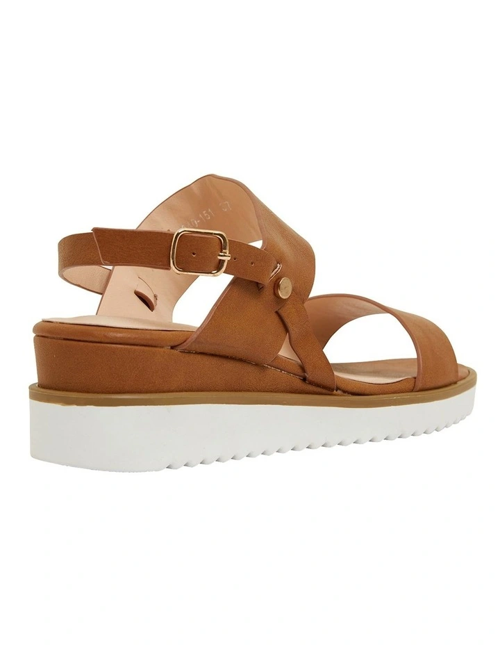 Ravella Dayton Tan Smooth Sandals | MYER