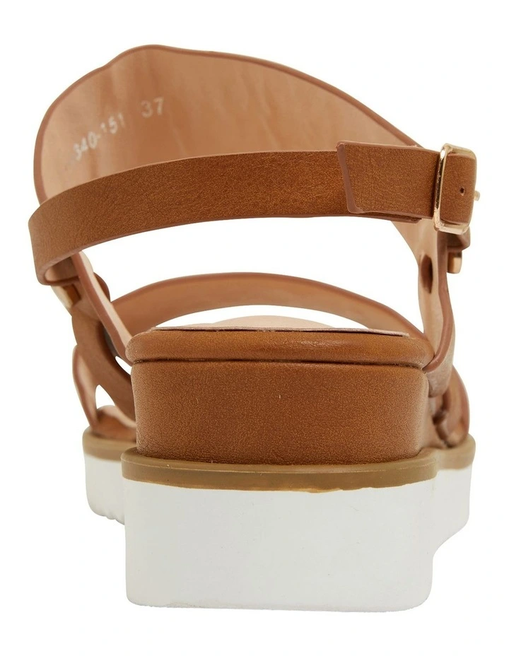Ravella Dayton Tan Smooth Sandals | MYER