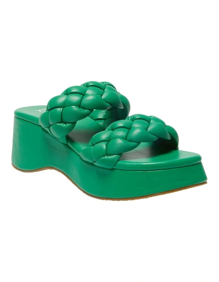 Ravella Enzo Sandals in Green Smooth | MYER