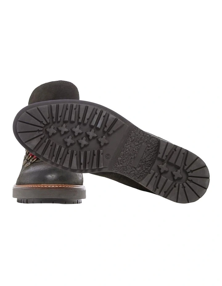 Dune London Content Boot in Khaki | MYER