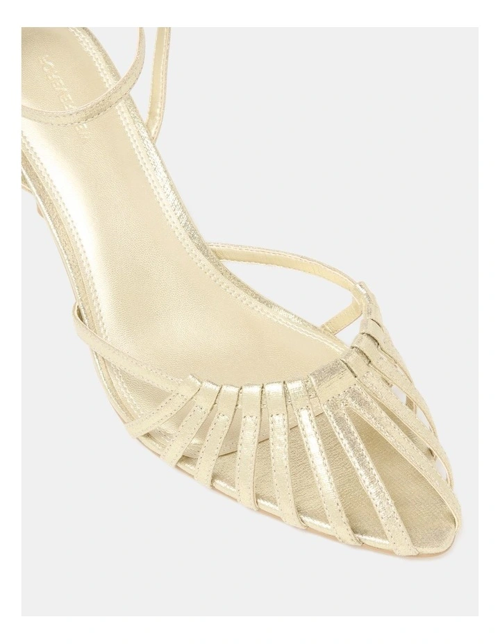 Forever New Normani Caged Occasion Sandals in Gold | MYER