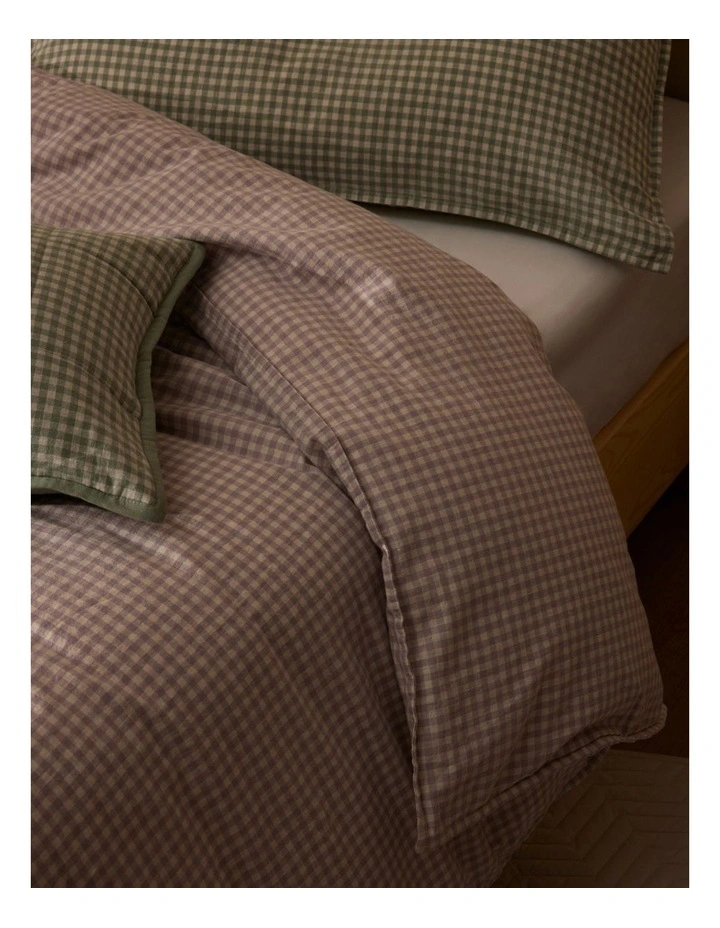 Country Road Noni King Single Quilt Cover in Thistle | MYER