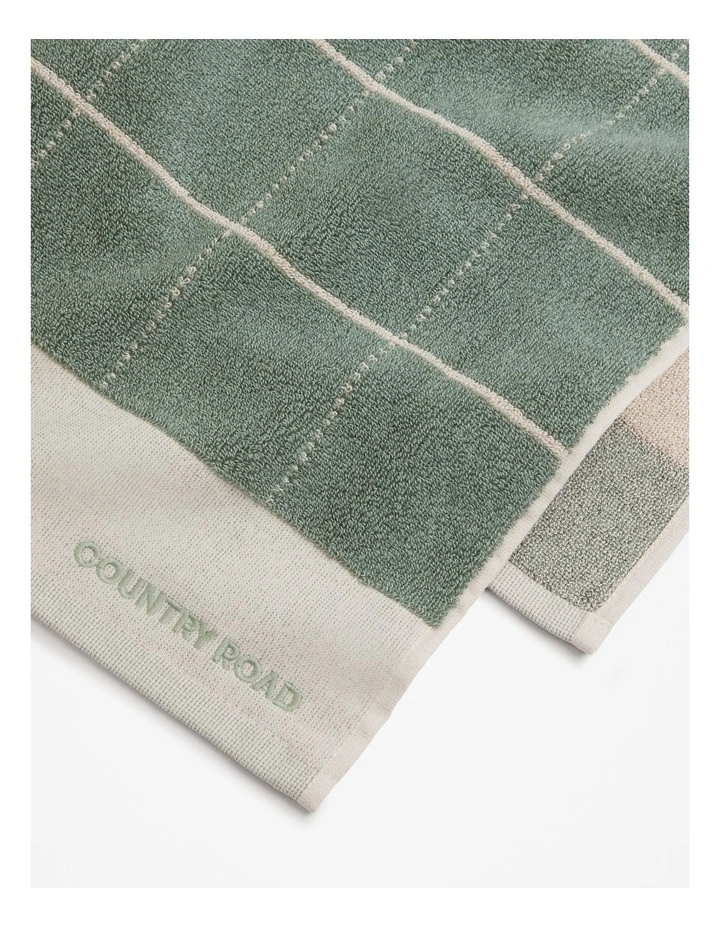 Country Road Kiko Australian Cotton Bath Sheet in Spruce | MYER