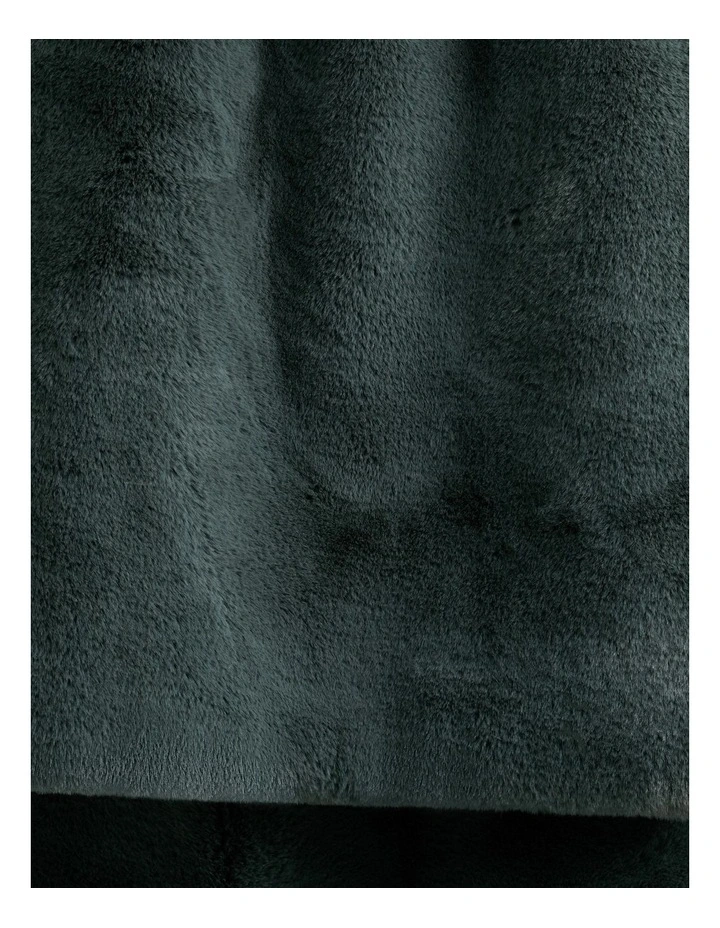 Country Road Hailey Recycled Polyester Blend Fur Throw In Bermuda | MYER