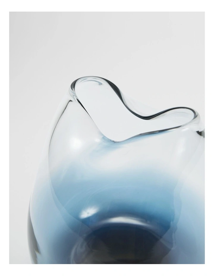 Country Road Ari Medium Glass Vase In Lake | MYER