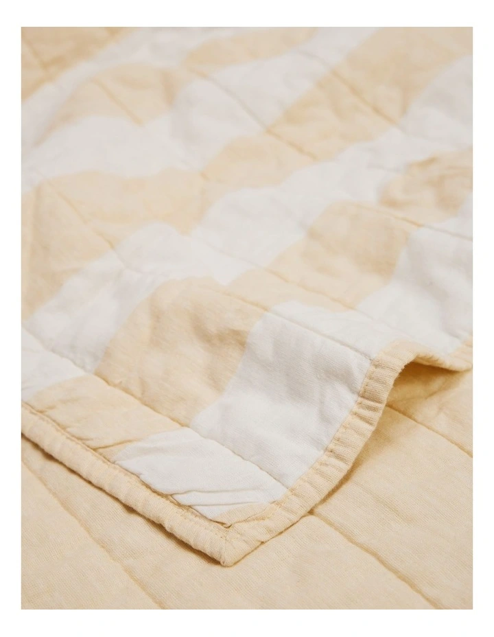Country Road Sweeney Quilted Bed Cover in Raffia | MYER