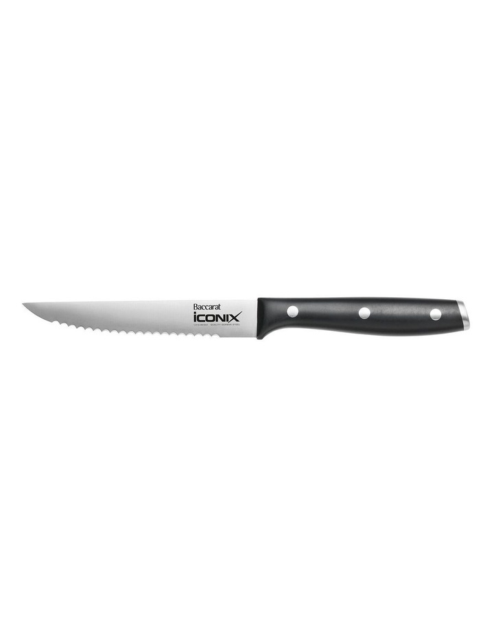 The Custom Chef Baccarat iconiX Set of 4 Steak Knives in Silver | MYER