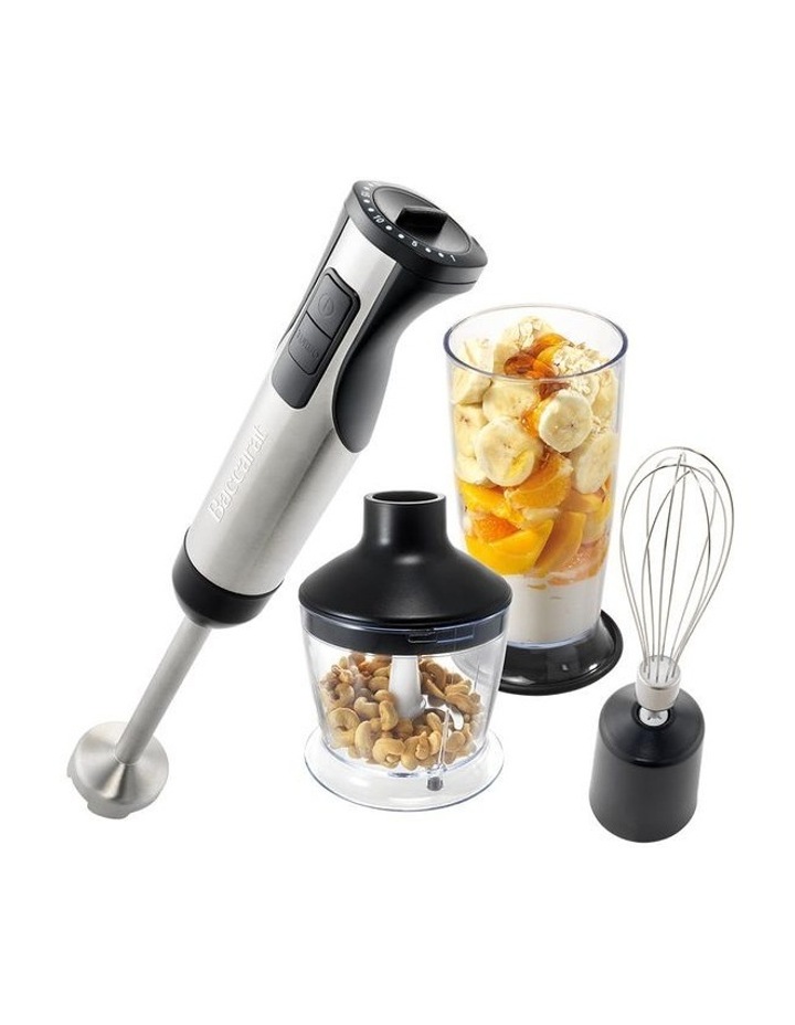 The Cook Shop™ Baccarat The Quick Mix Stick Blender Set in Silver | MYER
