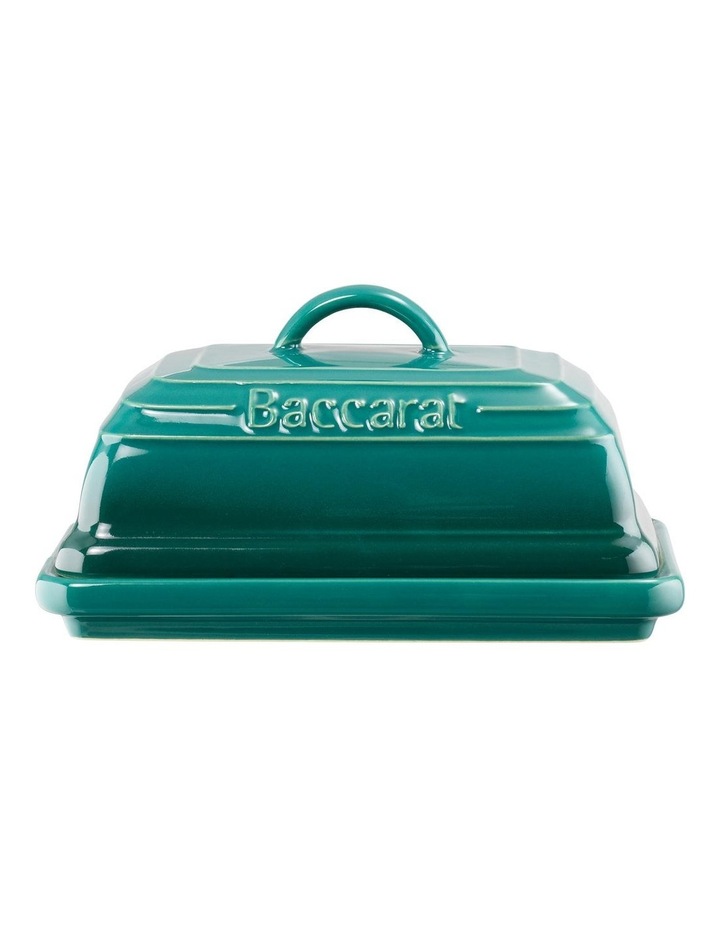 The Cook Shop™ Baccarat Le Connoisseur Butter Dish 16cm in Teal | MYER