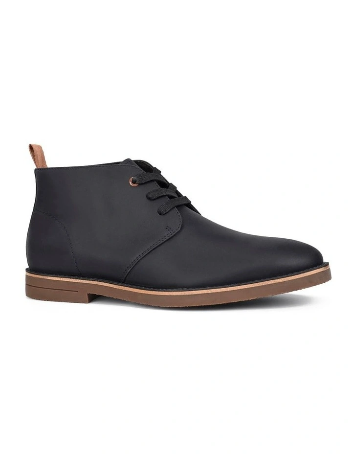 Hush Puppies Gibson Boots in Navy | MYER