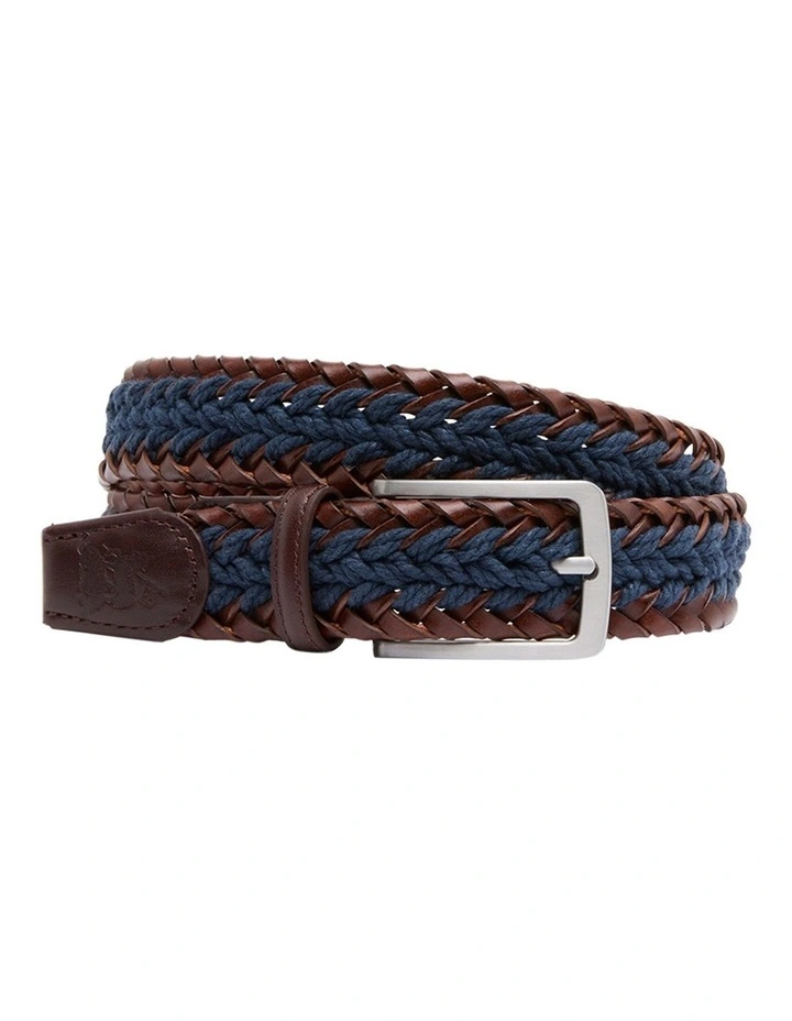 MJ Bale Goro Belt in Brown Denim | MYER