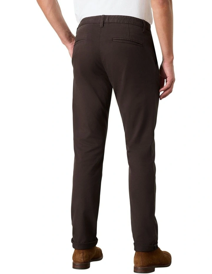 MJ Bale Reed Dobby Chino in Dark Brown | MYER