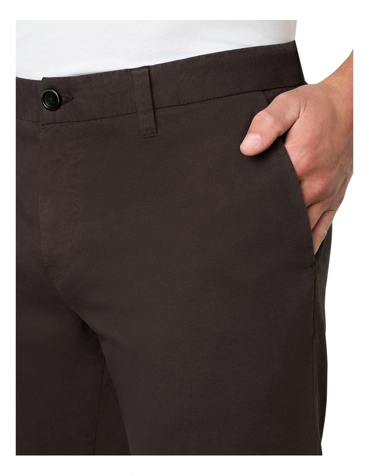 MJ Bale Reed Dobby Chino in Dark Brown | MYER