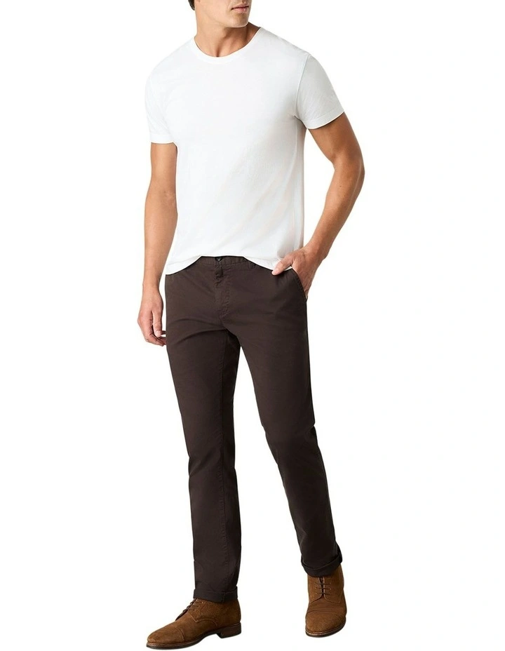 MJ Bale Reed Dobby Chino in Dark Brown | MYER
