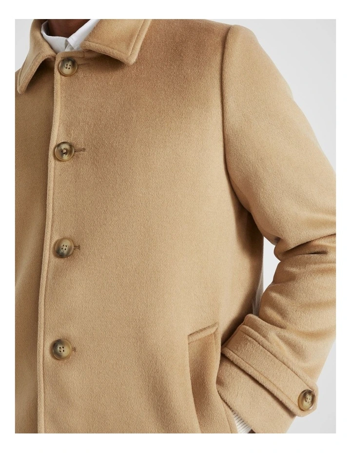 Seed Heritage Wool Blend Mac Coat in Caramel | MYER