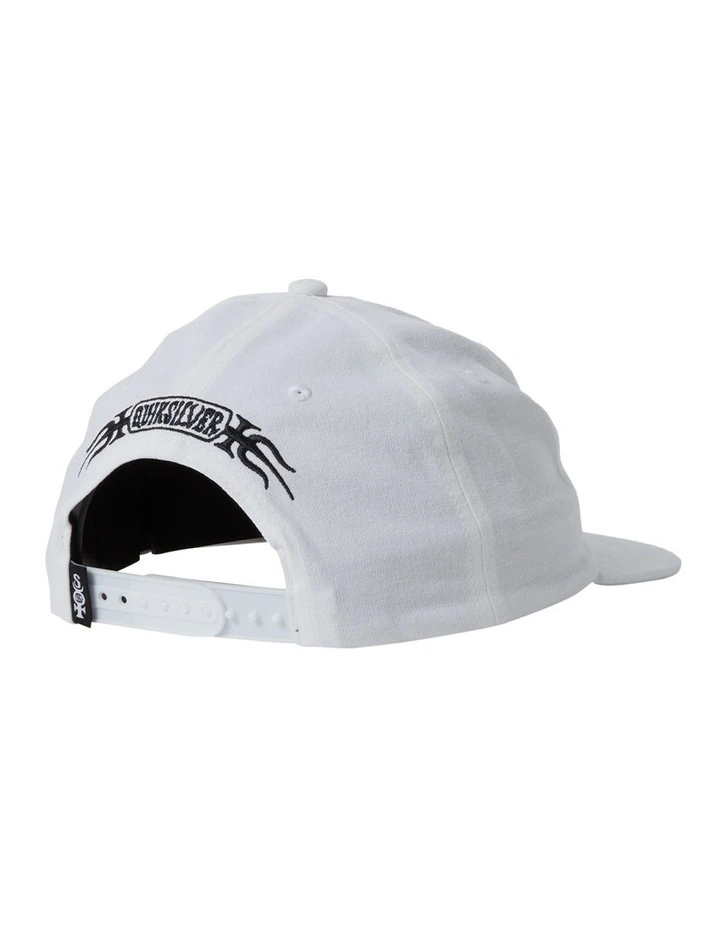 Quiksilver Diablo of Fortune Snapback Cap in White | MYER