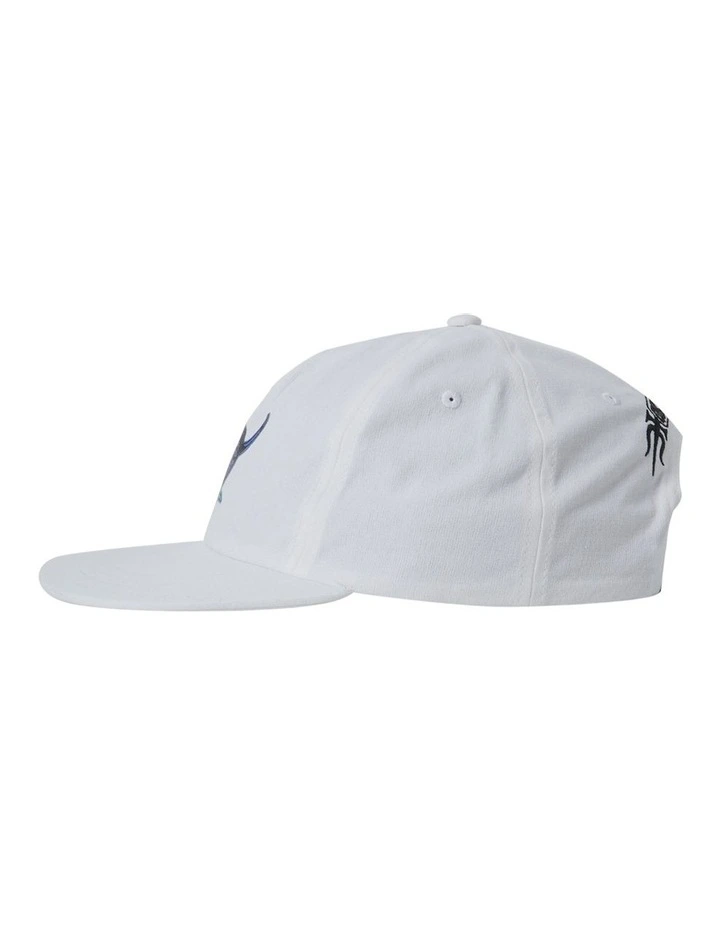 Quiksilver Diablo of Fortune Snapback Cap in White | MYER