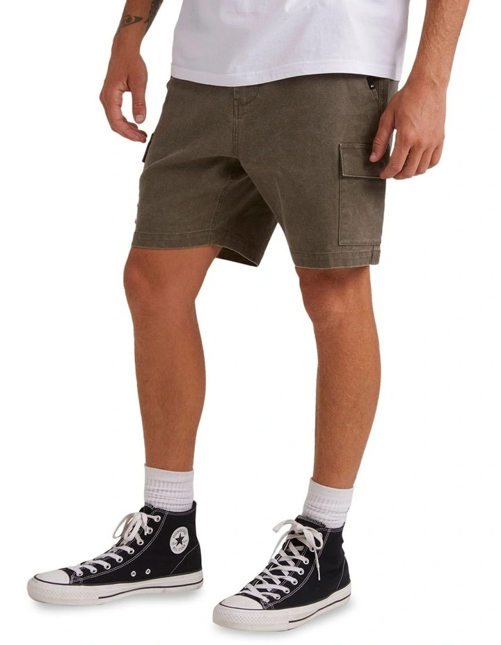 Quiksilver Crowded Cargo Shorts in Major Brown | MYER