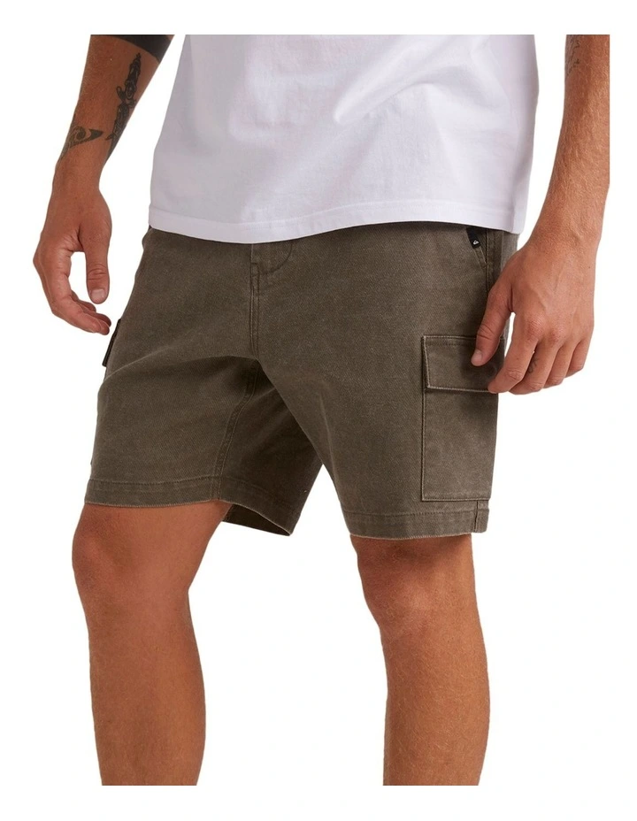 Quiksilver Crowded Cargo Shorts in Major Brown | MYER