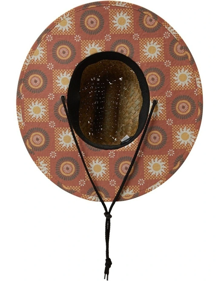 Quiksilver Outsider Straw Lifeguard Hat in Baked Clay | MYER