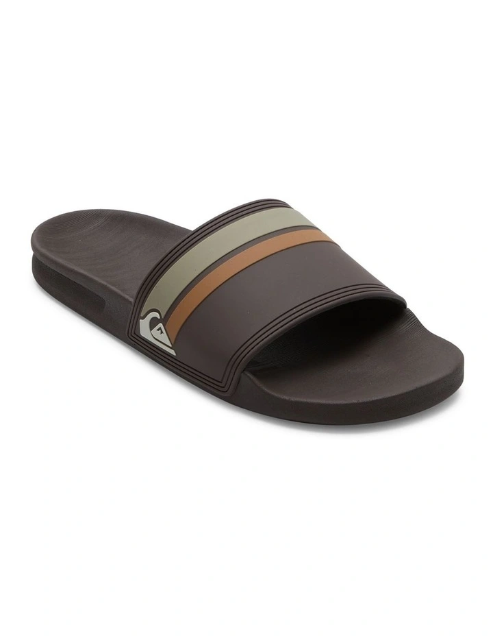 Quiksilver Rivi Slide Sandals in Brown | MYER