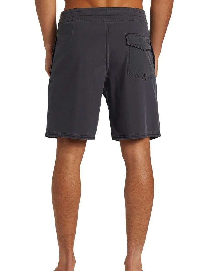 Quiksilver Surf Silk Street Trunk 18" Boardshorts in Black | MYER